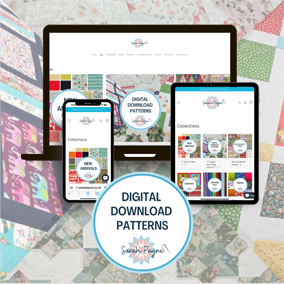 *Digital Download Patterns* – Sarah Payne Quilter
