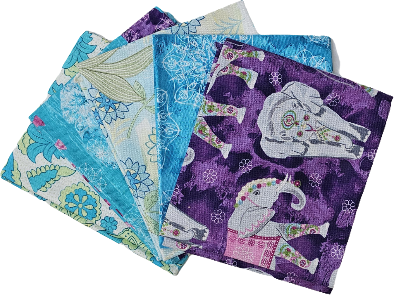 Elephant Festival Fat 1/4 Bundle by Sarah Payne - Purple – Sarah Payne ...
