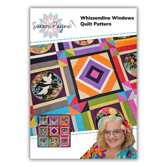 DIGITAL DOWNLOAD - Sarah Payne's Whissendine Windows Quilt Pattern ...