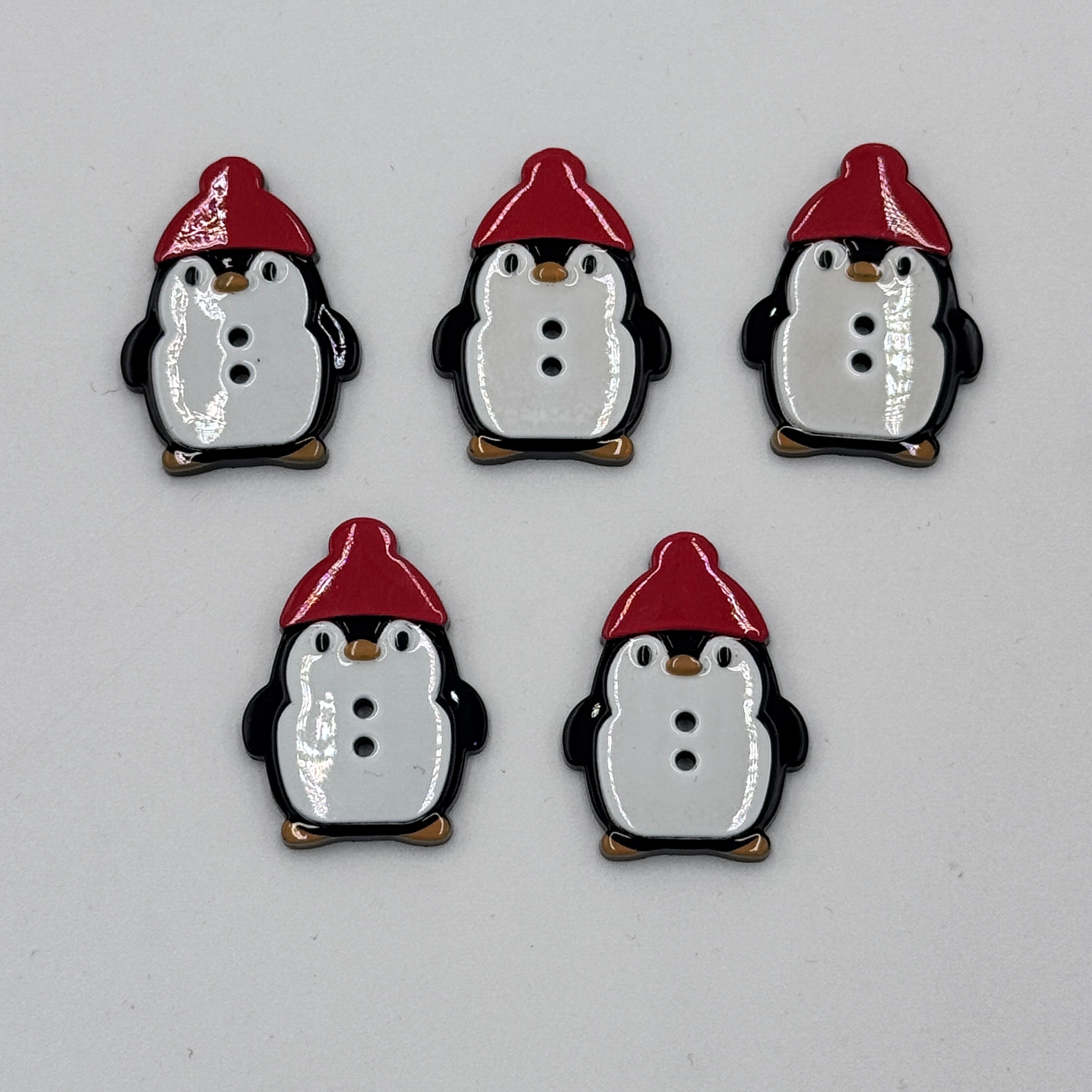 Set of 5 Plastic Penguin Buttons – Sarah Payne Quilter