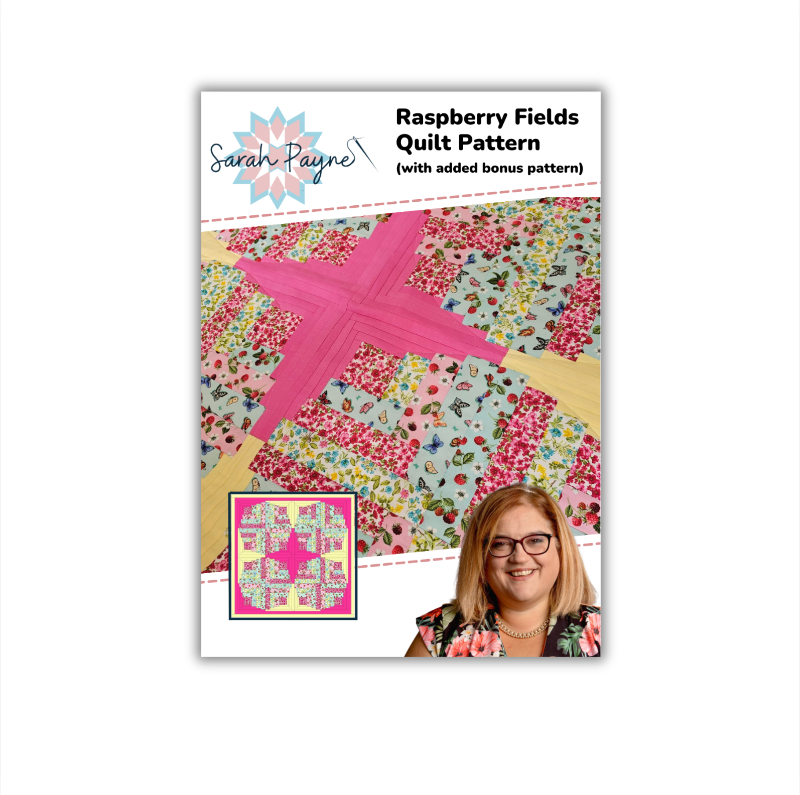 DIGITAL DOWNLOAD - Sarah Payne's Raspberry Fields Quilt Pattern – Sarah ...