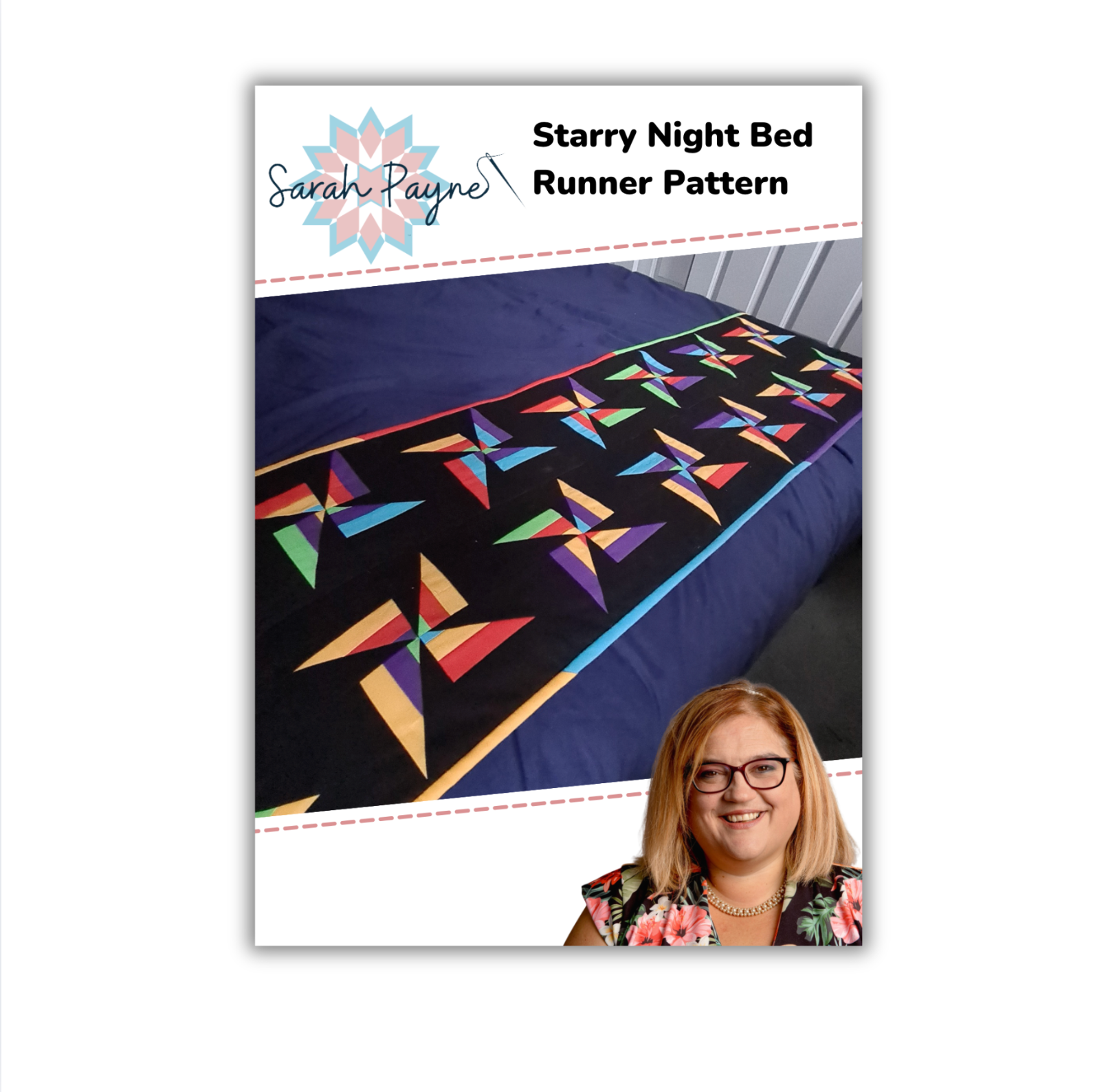 Sarah Payne's Starry Night Bed Runner Pattern Booklet – Sarah Payne Quilter