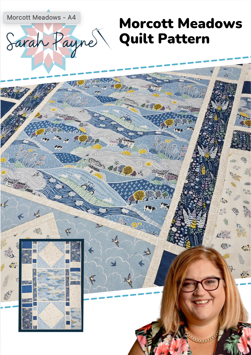 Morcott Meadows Quilt Kit - 2 Metres of Fabric & Pattern – Sarah Payne ...