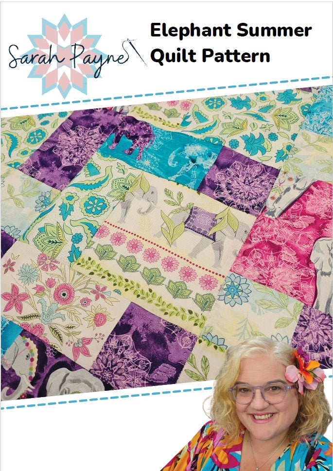 DIGITAL DOWNLOAD - Sarah Payne's Elephant Summer Pattern Booklet ...
