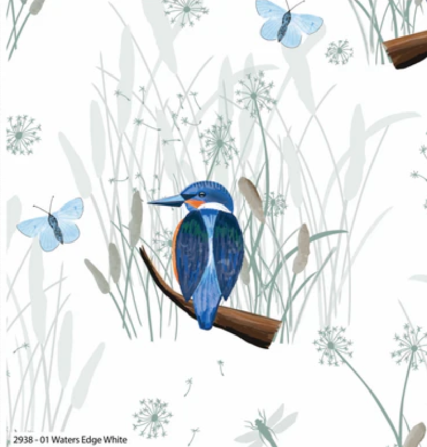 Sarah Payne British Waterways Cotton Prints By The Half Metre (112cm W ...